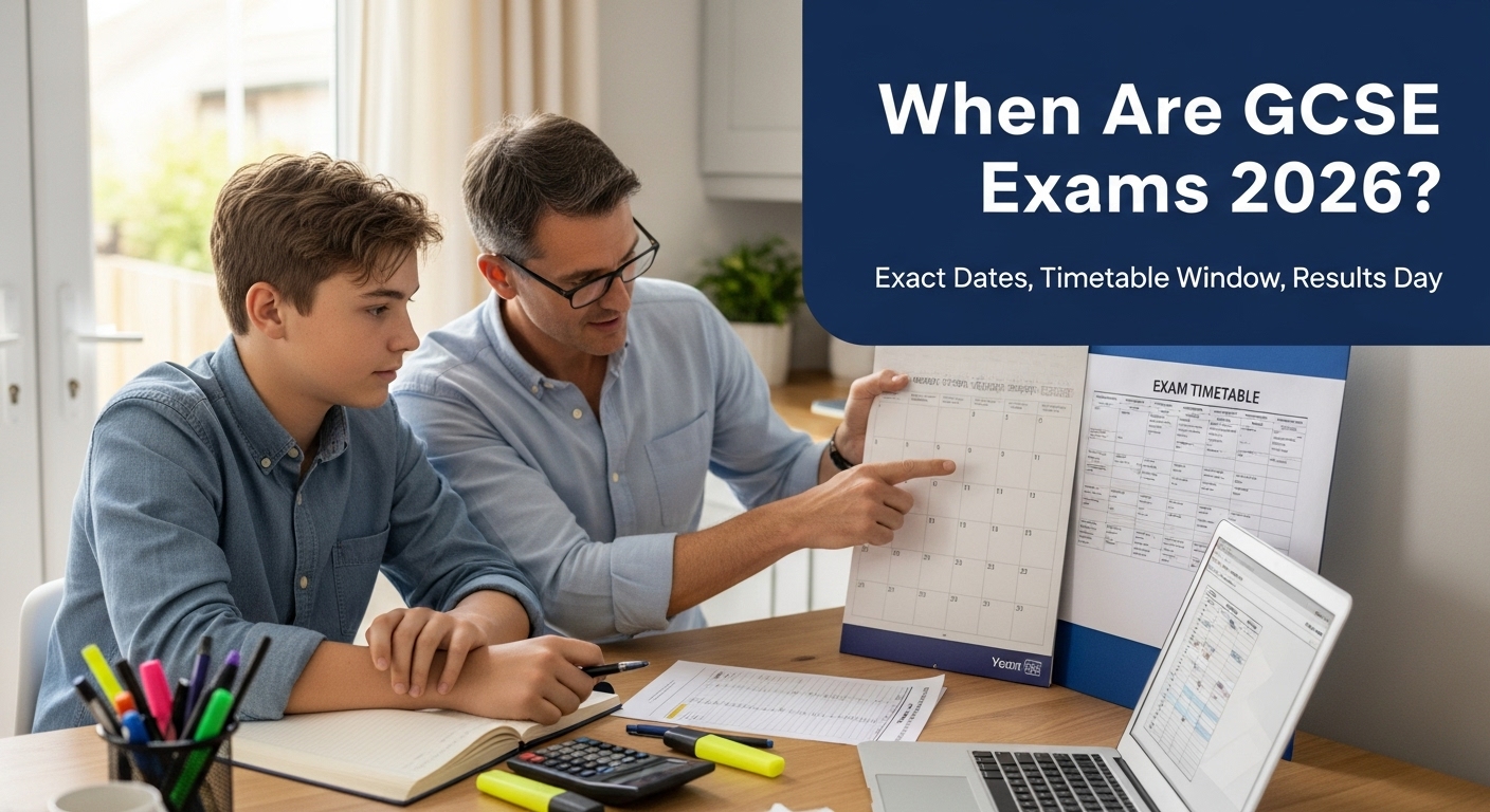 When Are GCSE Exams 2026? Exact Dates, Timetable Window, Results Day
